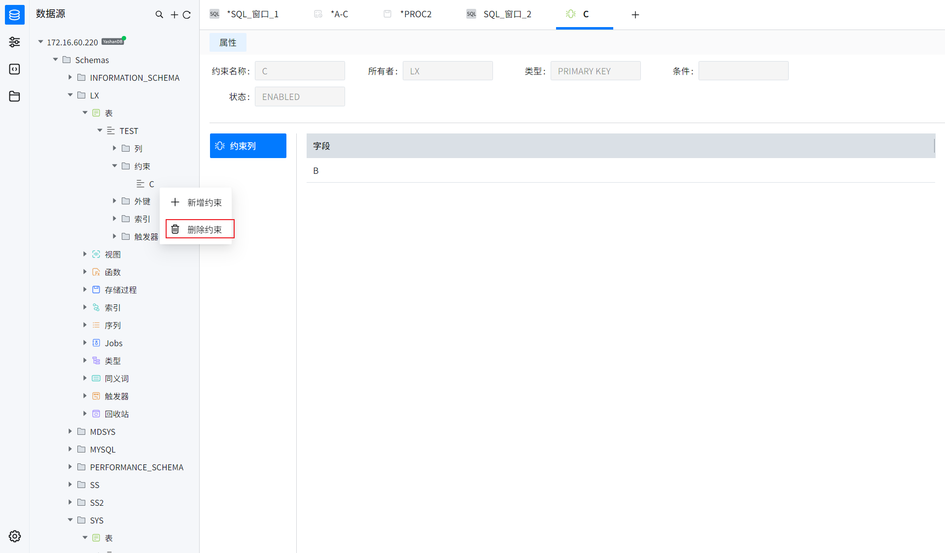 约束 | YashanDB Doc